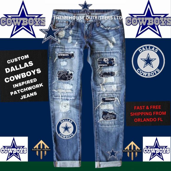 THEMEHOUSE OUTFITTERS | Jeans | Dallas Cowboys Nfl Football Womens ...